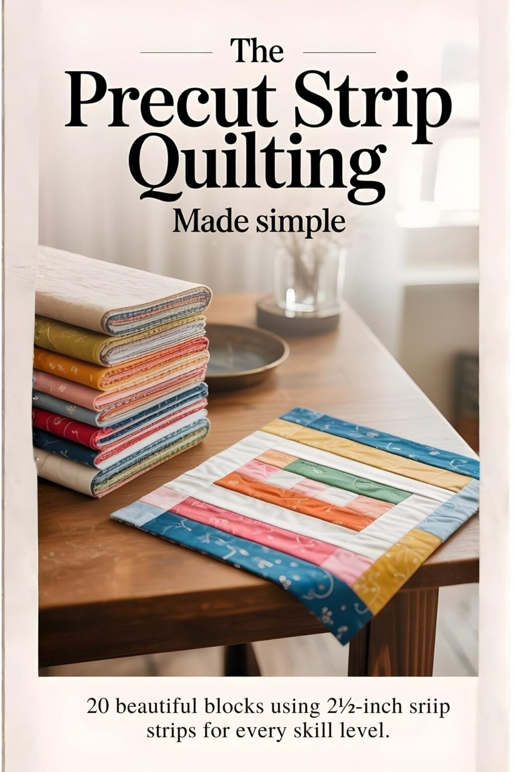 The Precut Strip Quilting Guide Made Simple: 20 Beautiful Blocks Using ...