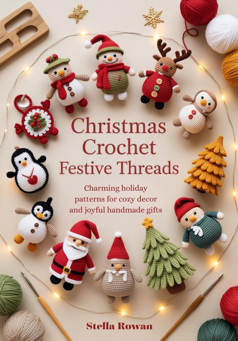Christmas Crochet Festive Threads: Charming Holiday Patterns for Cozy ...
