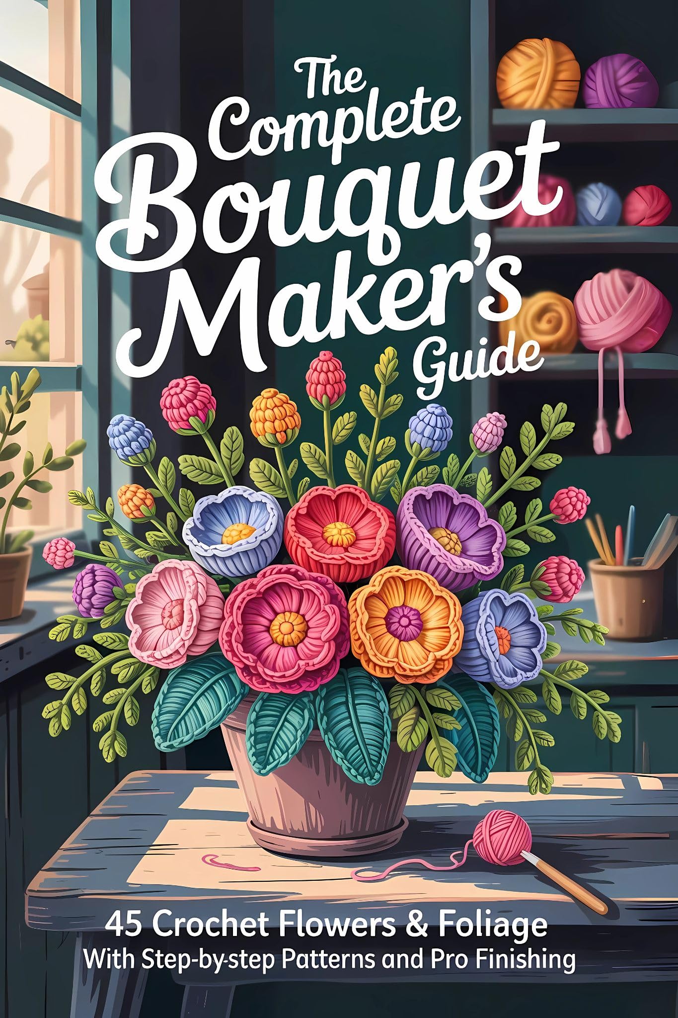The Complete Bouquet Maker’s Guide: 45 Crochet Flowers & Foliage With ...