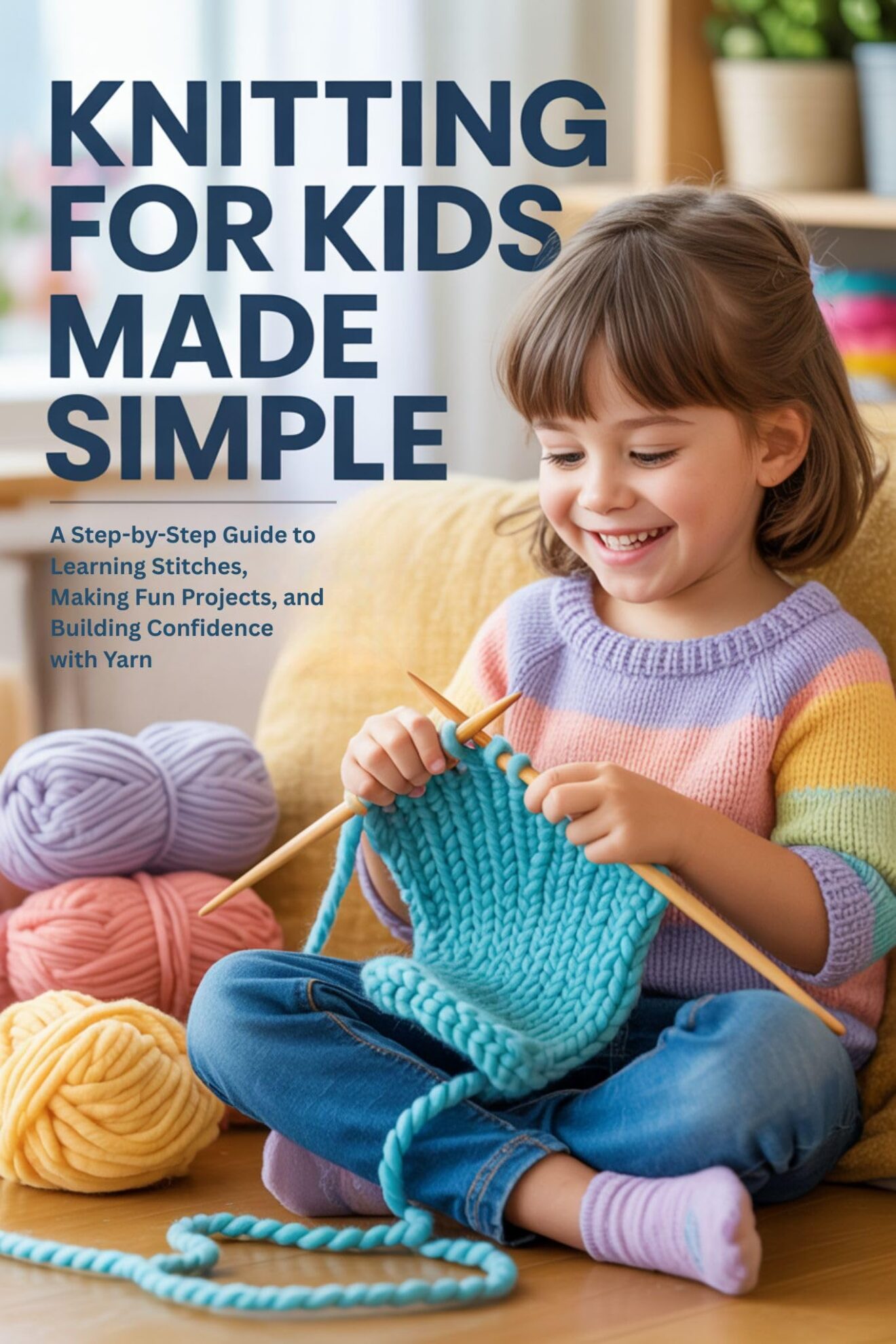 Knitting for Kids Made Simple: a Step-by-step Guide to Learning ...