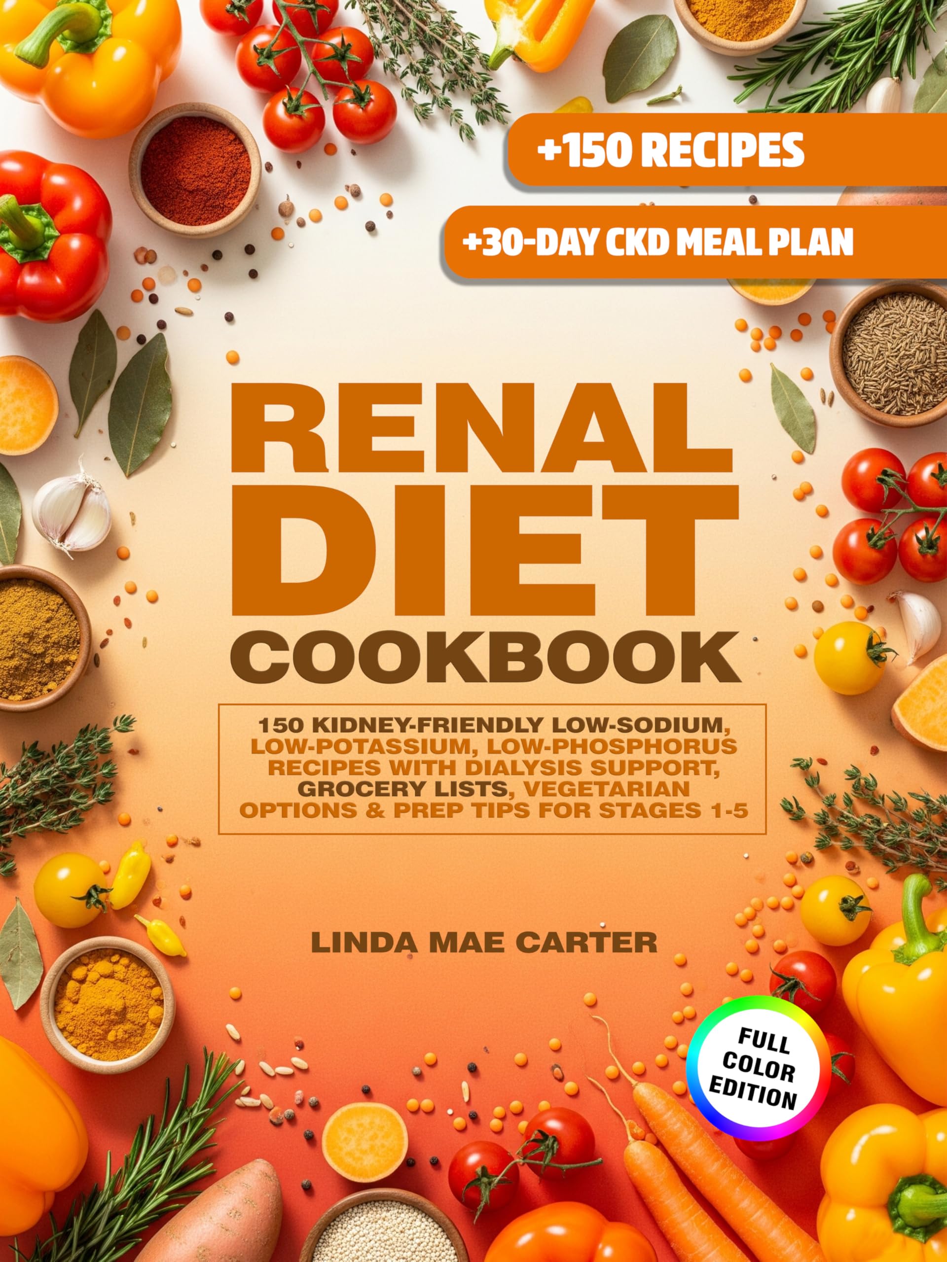 Renal Diet Cookbook & 30-day Ckd Meal Plan: 150 Kidney-friendly Low ...